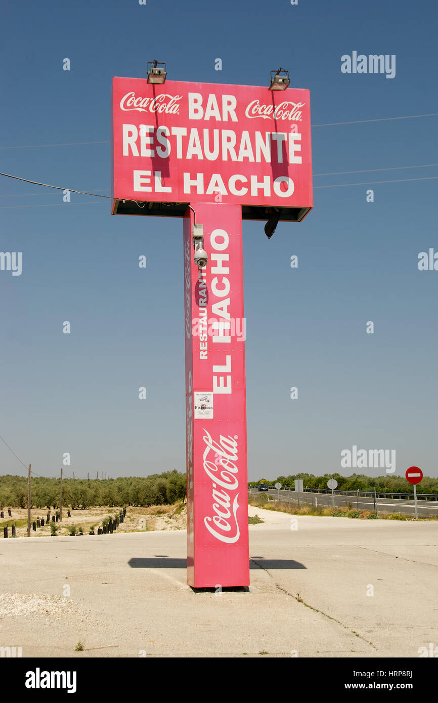 Roadside in Southern Spain Stock Photo - Alamy