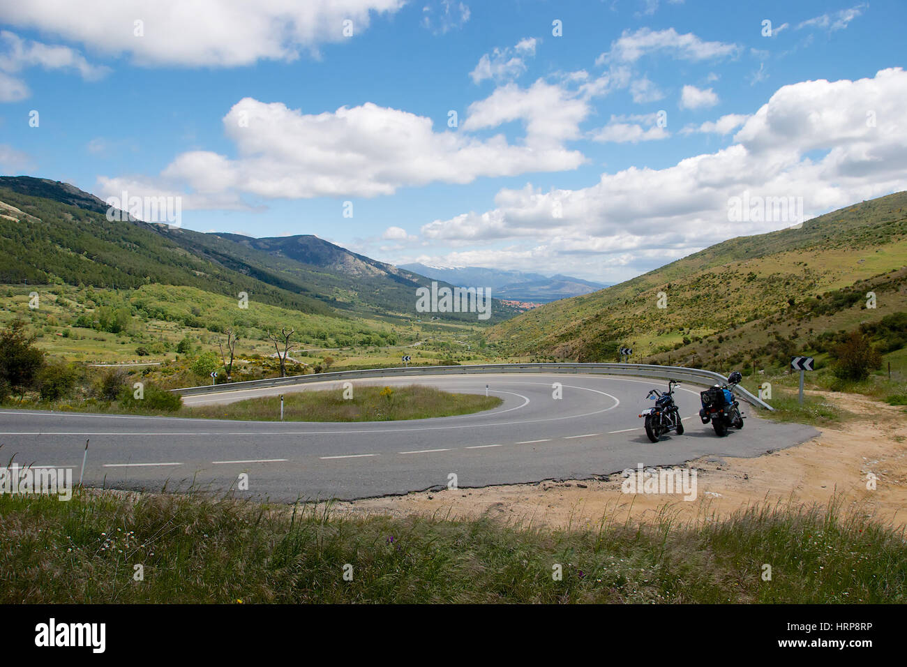 Roadside in Southern Spain Stock Photo - Alamy