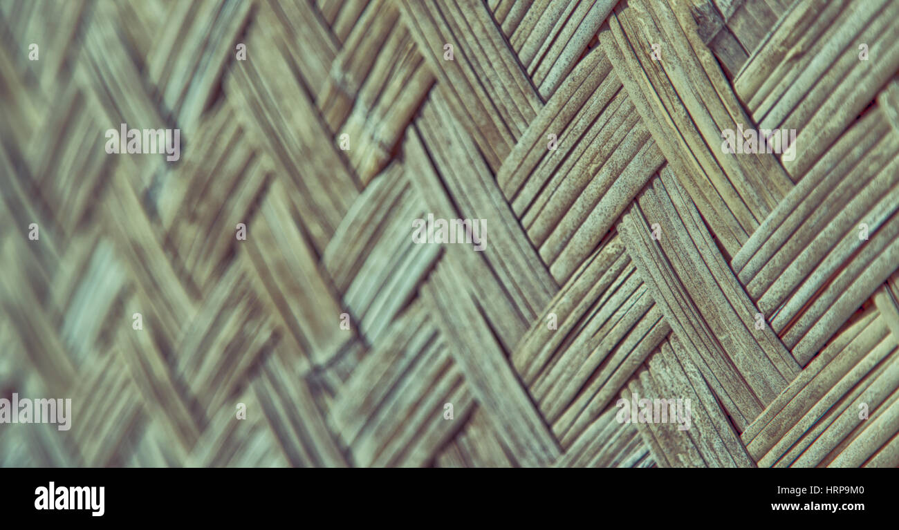 a wall build on wicker bamboo like abstract vintage surface Stock Photo ...