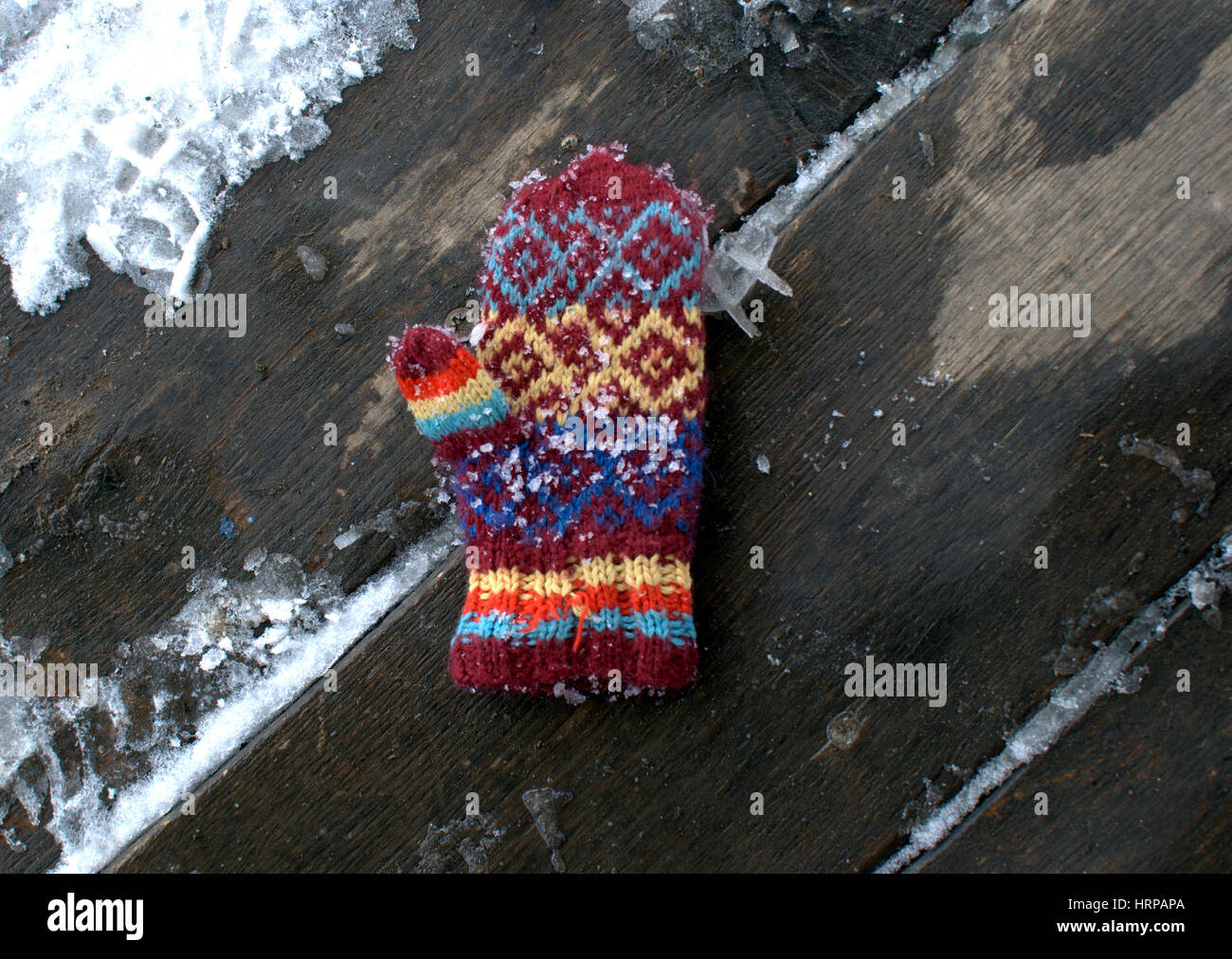 kid dropped his glove Stock Photo - Alamy