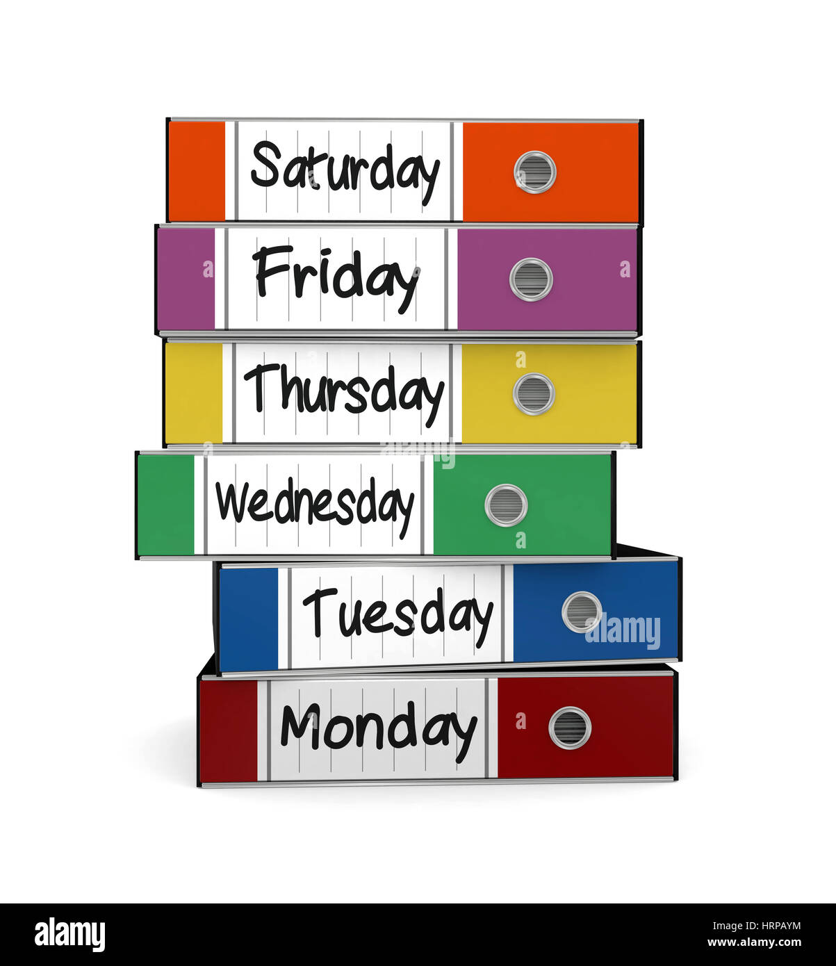 Monday tuesday wednesday thursday friday saturday sunday Cut Out Stock ...