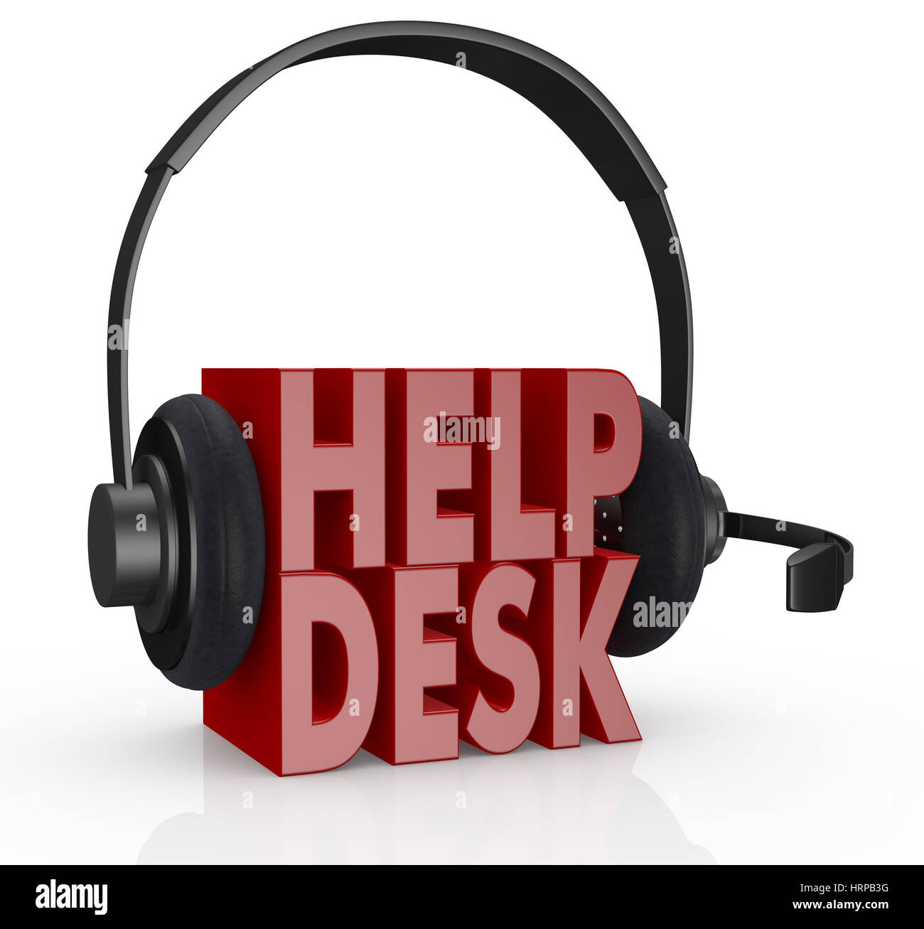 Customer Care Center 3d render concept with blue and white arrows ...