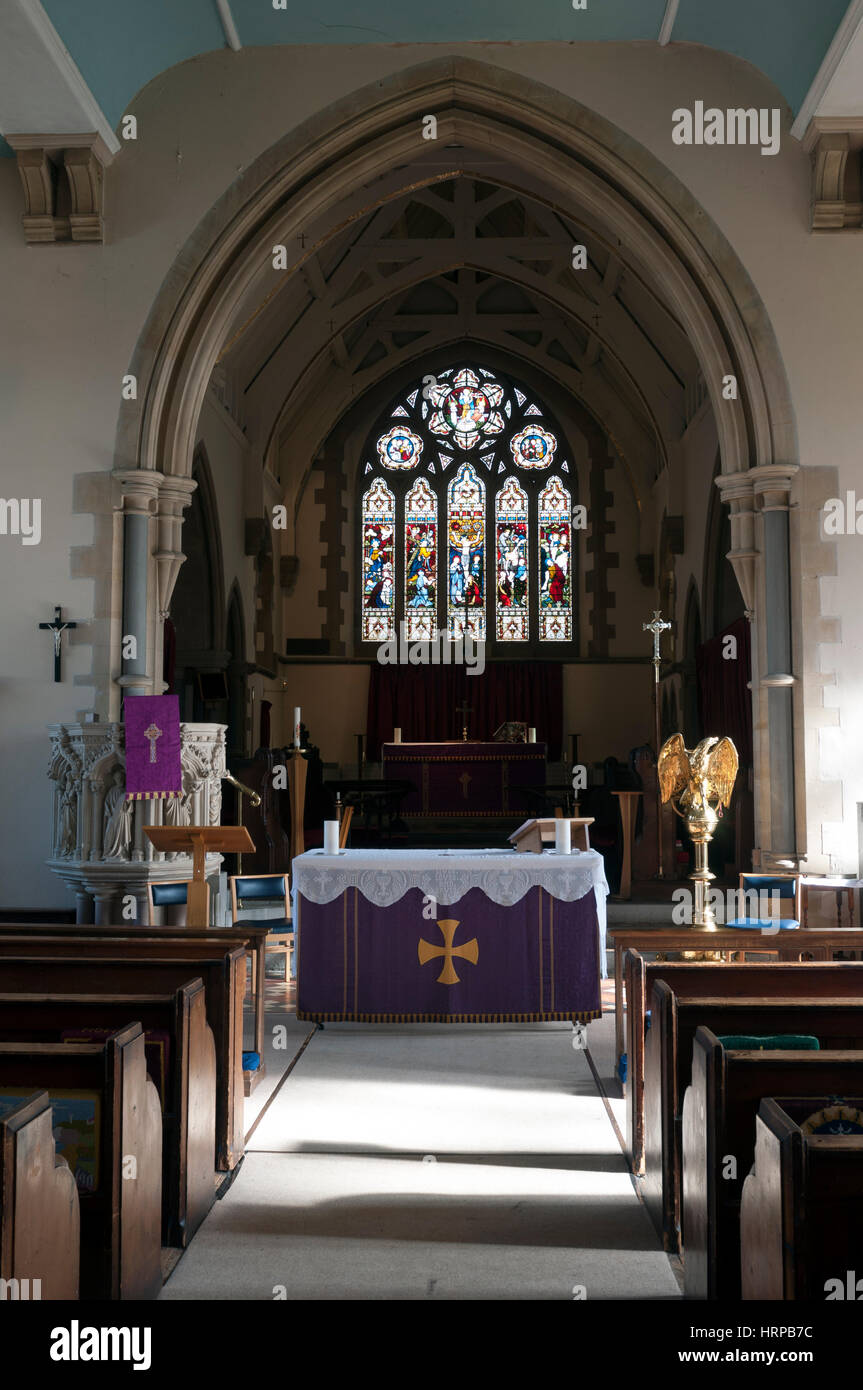 St. Nicholas Church, Alcester, Warwickshire, England, UK Stock Photo ...