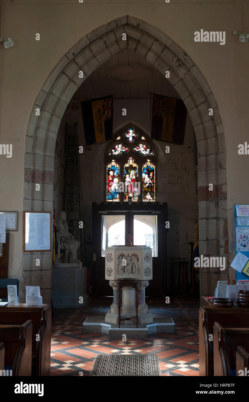 St. Nicholas Church, Alcester, Warwickshire, England, UK Stock Photo ...