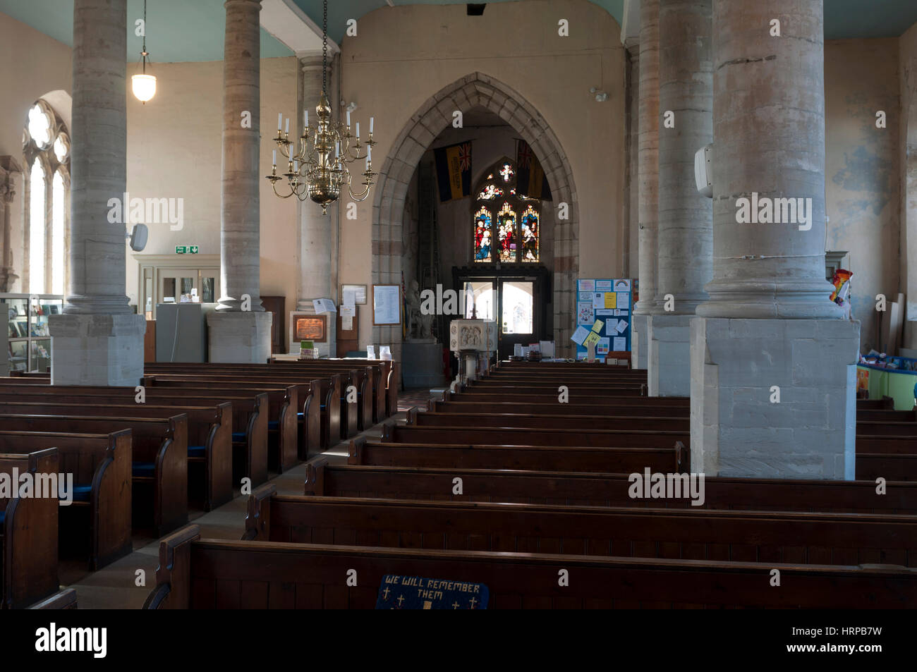 St. Nicholas Church, Alcester, Warwickshire, England, UK Stock Photo ...