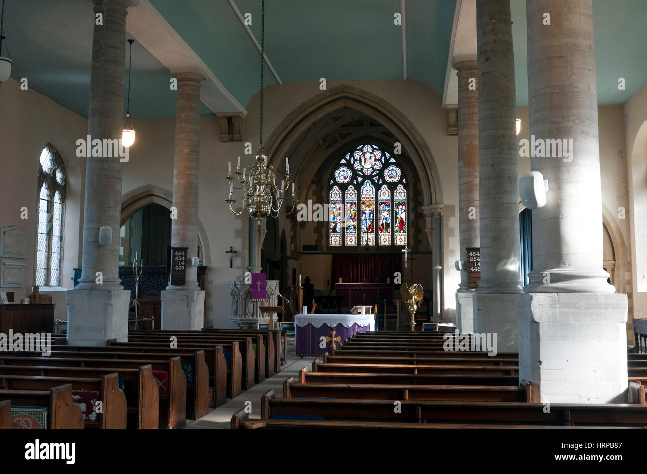 St. Nicholas Church, Alcester, Warwickshire, England, UK Stock Photo ...