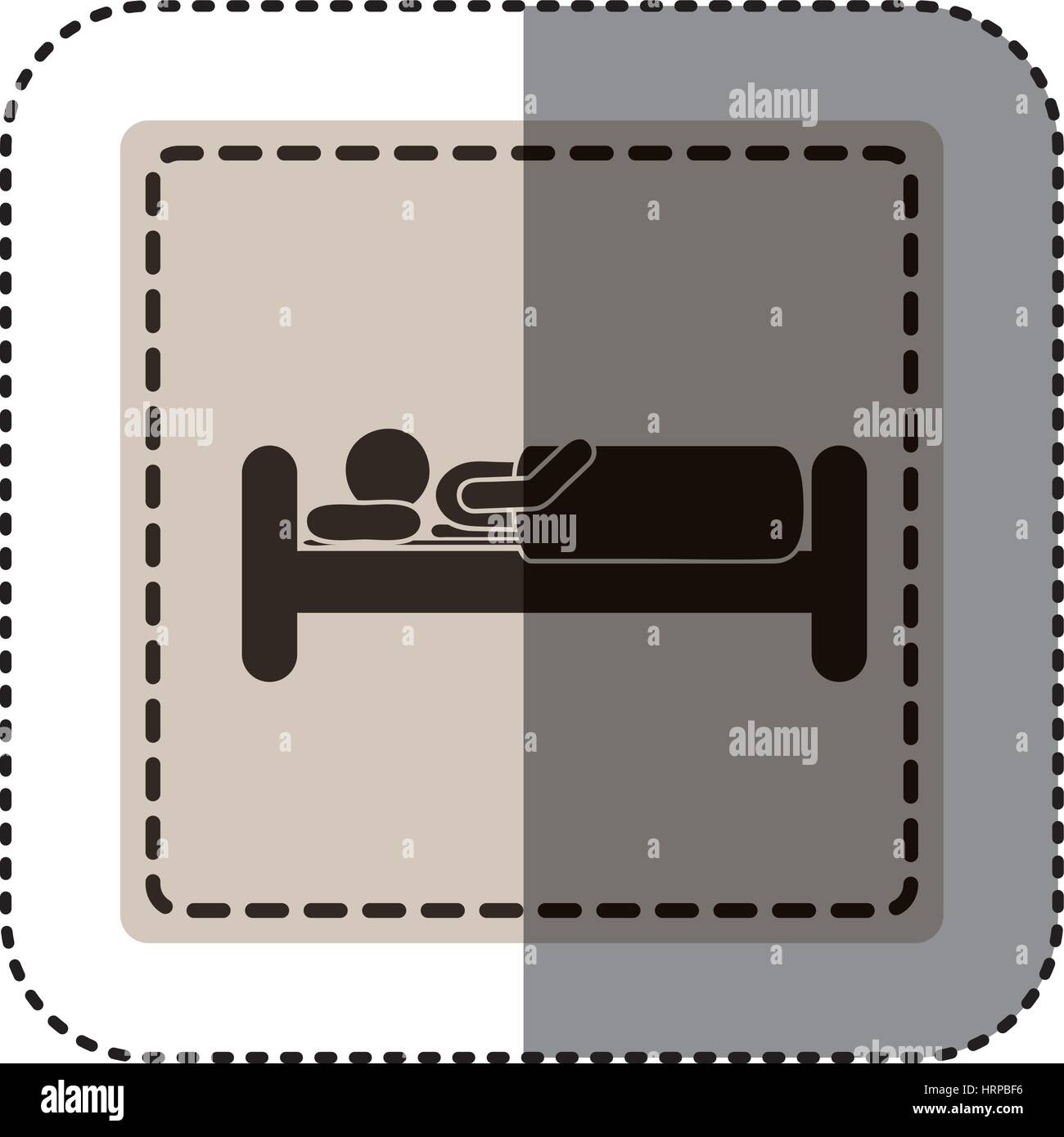 Resting indoors adult bedroom Stock Vector Images - Alamy