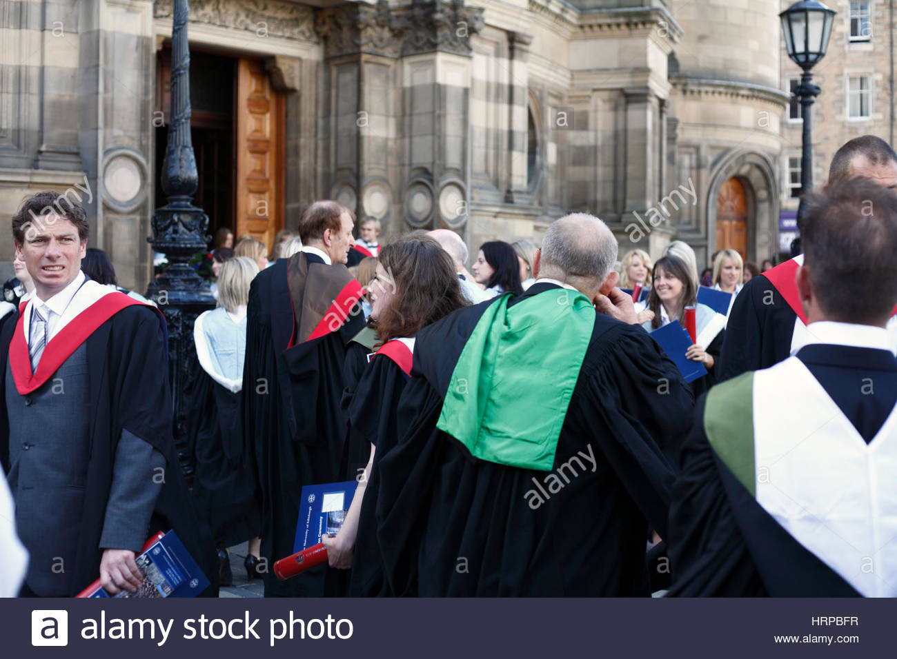 Edinburgh University students graduation day at MCewan Hall, summer ...