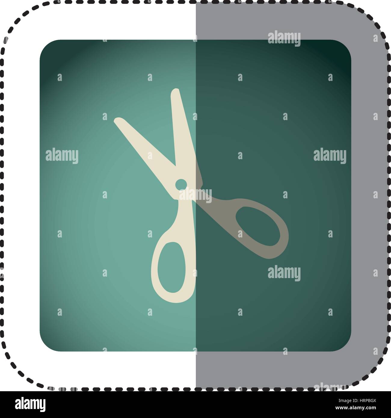 Haircut square Stock Vector Images - Alamy