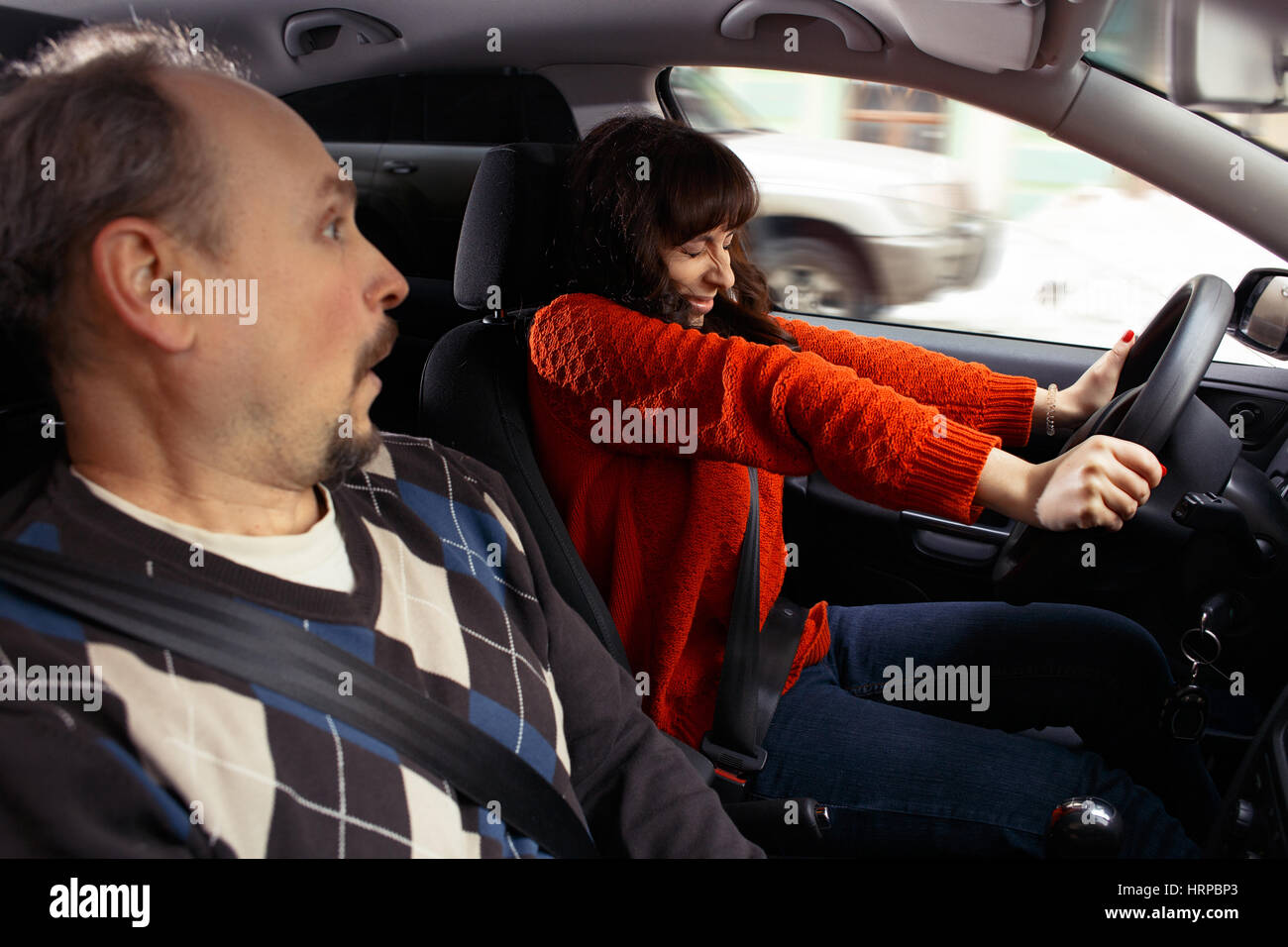 Female driving instructor hi-res stock photography and images - Alamy