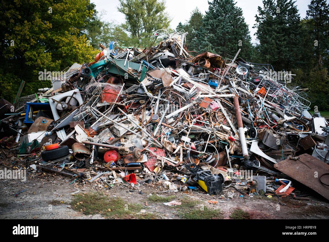 Uncontrolled dump site Stock Photo - Alamy