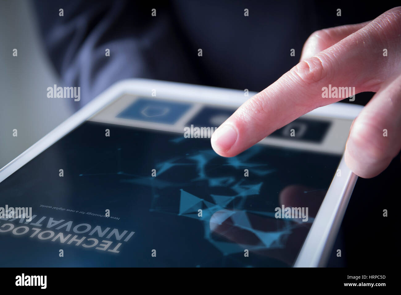 Finger touches hi-res stock photography and images - Alamy