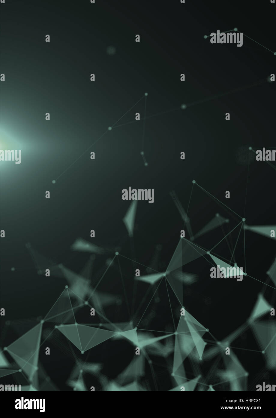 digital green network background Stock Photo - Alamy