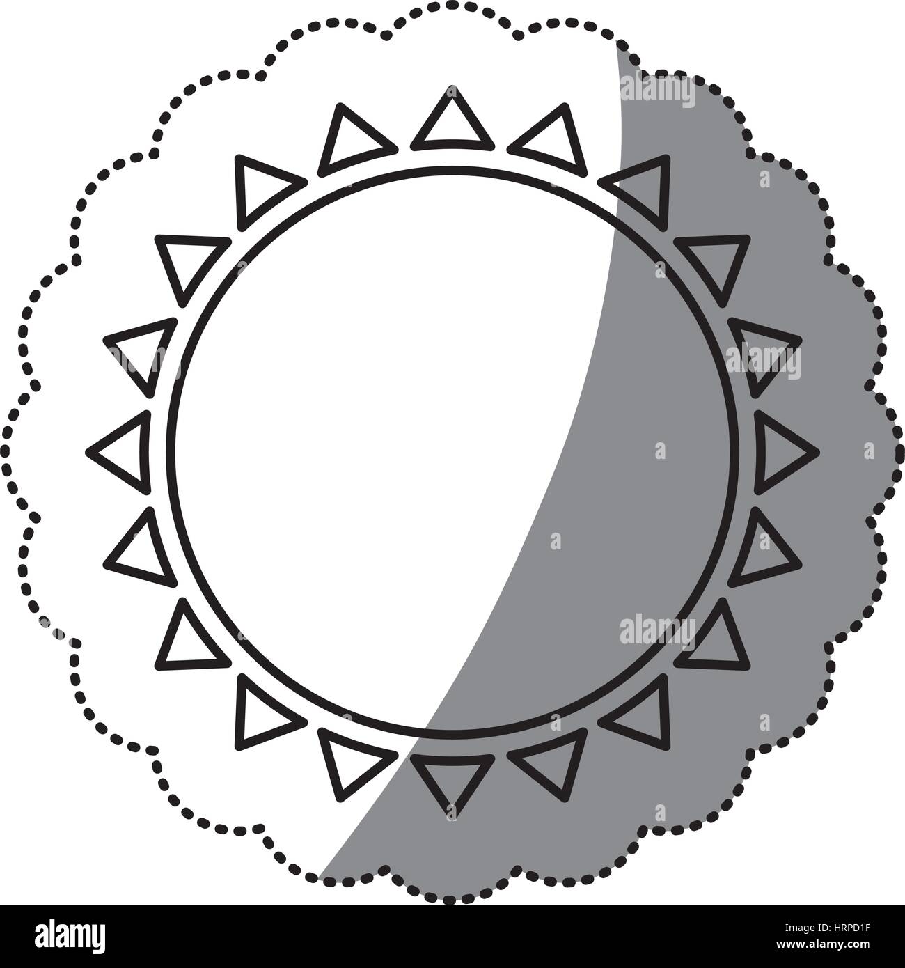 Sunshine monochrome Stock Vector Images - Alamy