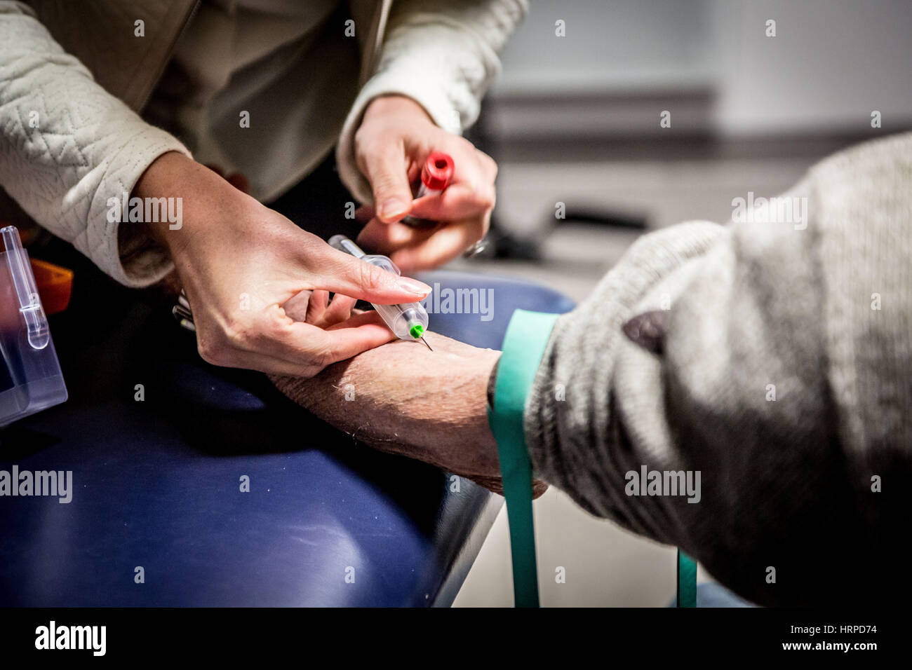 People taking biological samples hi-res stock photography and images ...