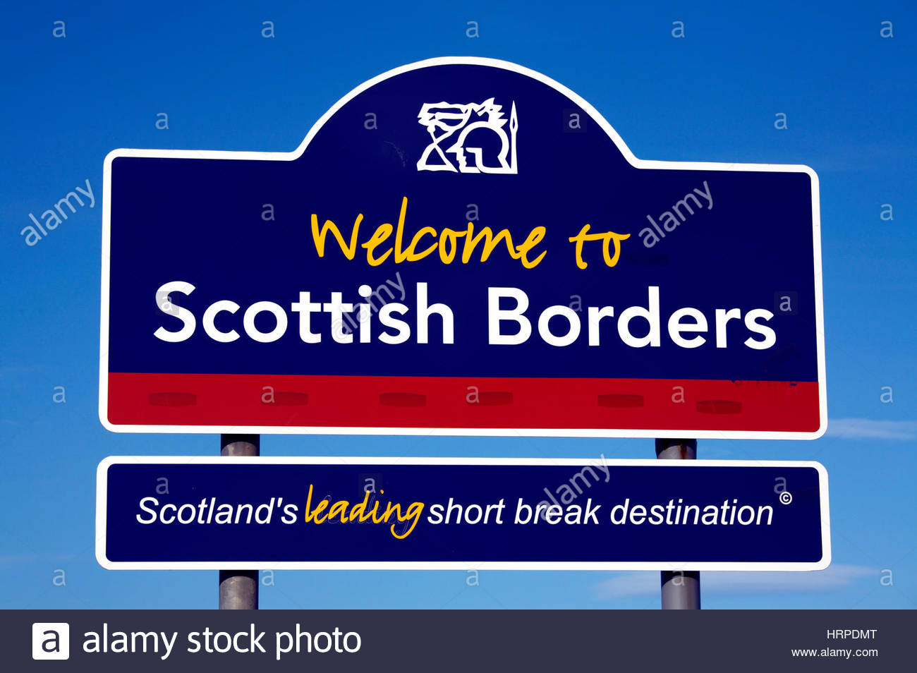 Welcome to scotland signs hi-res stock photography and images - Alamy