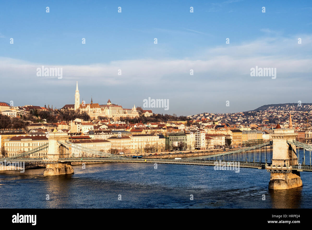 Budapest hungary chain bridge hi-res stock photography and images - Alamy