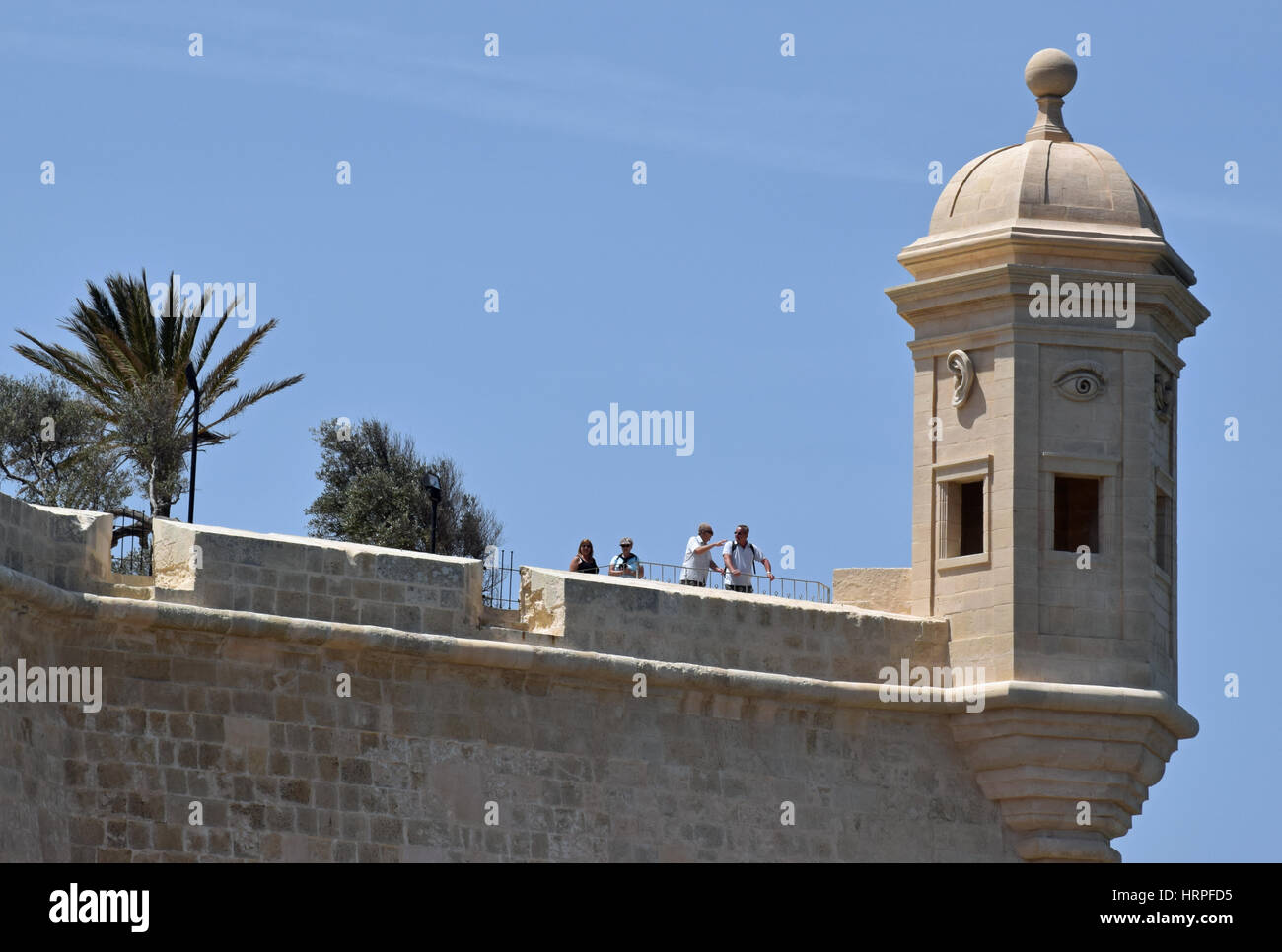 Senglea Watchtower, Malta Stock Photo - Alamy