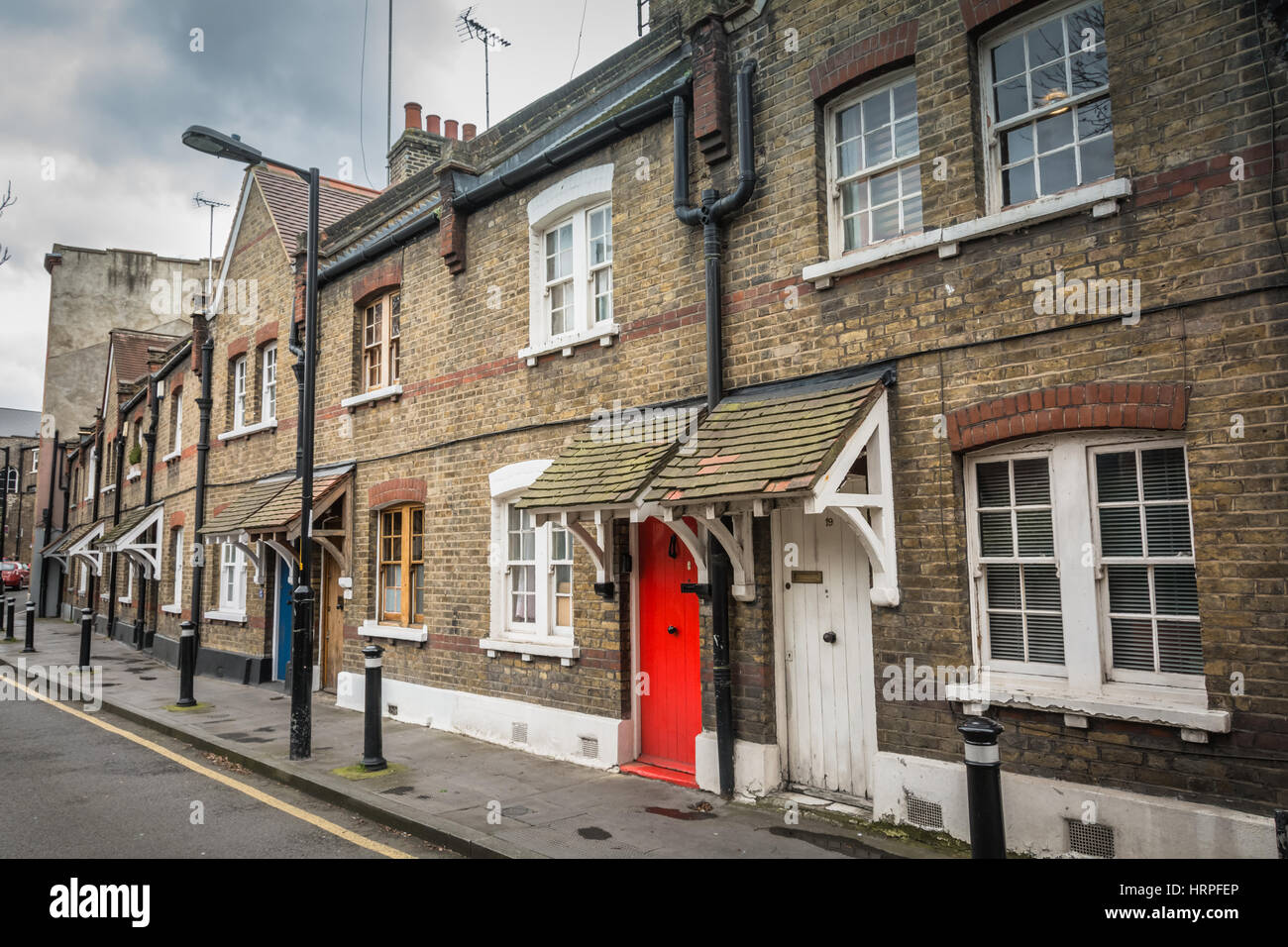 Terraced houses on Copperfield Street, London, SE1 Stock Photo - Alamy