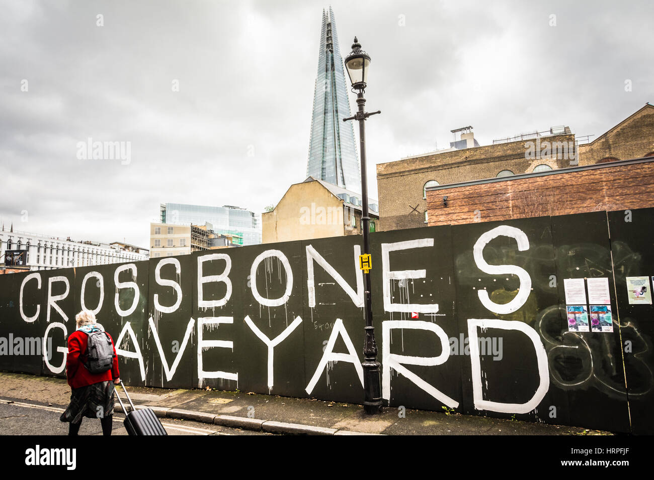Cross bones graveyard southwark london hi-res stock photography and ...