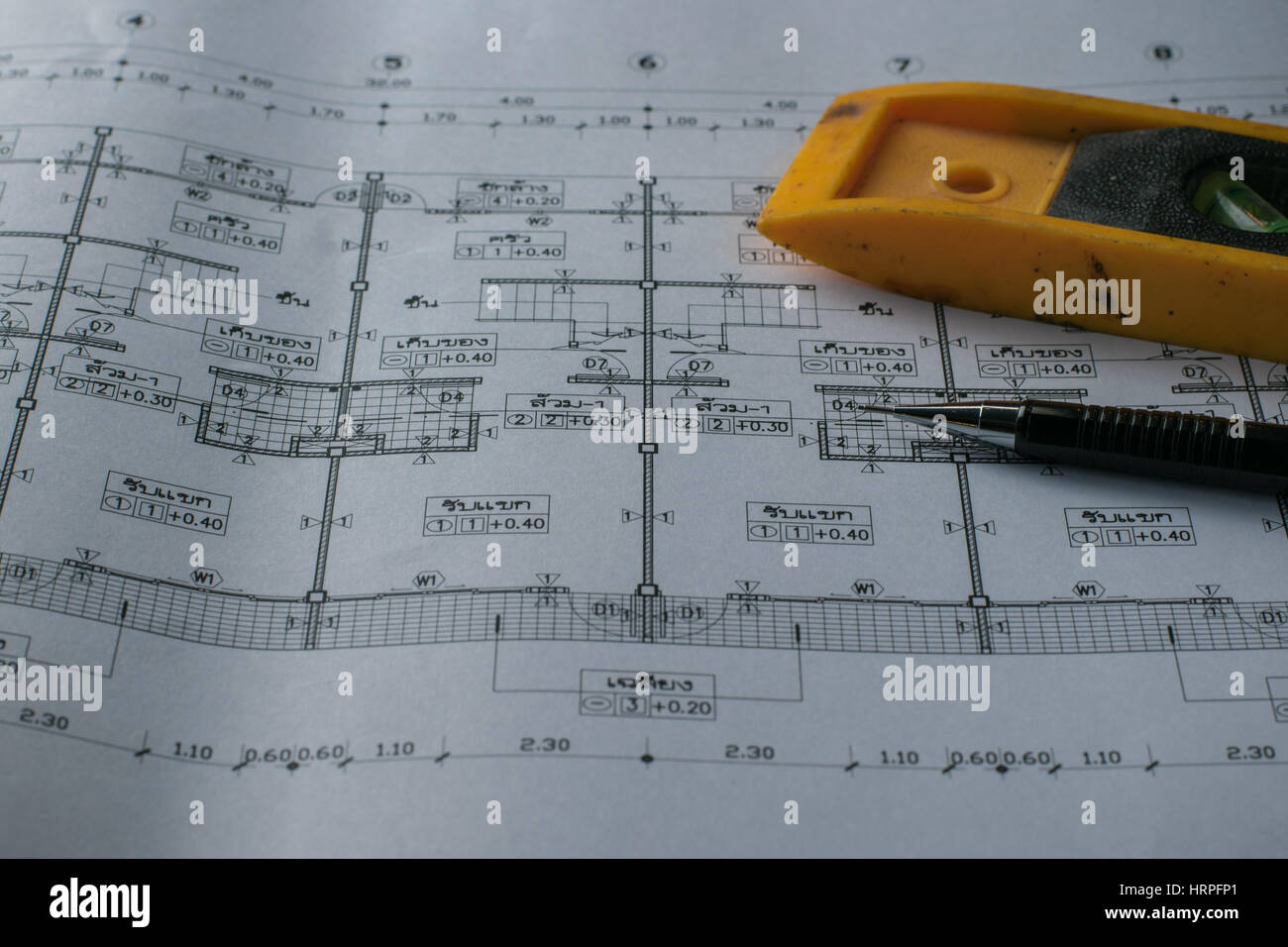 engineering diagram blueprint paper drafting project sketch ...
