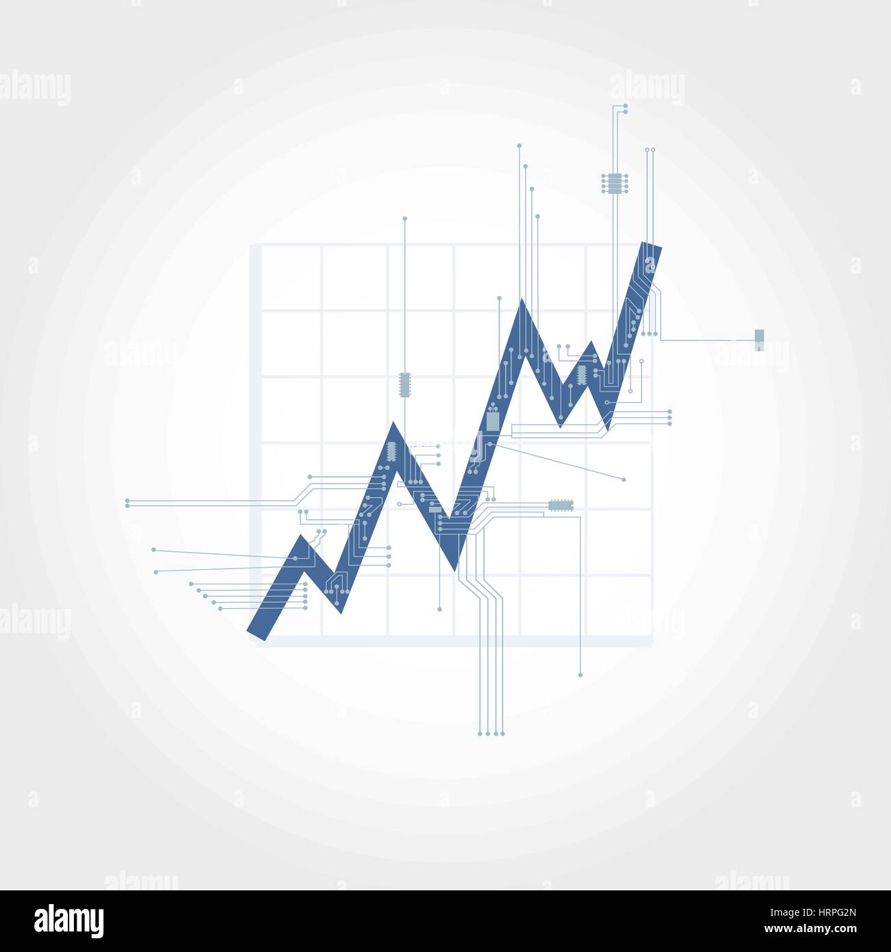 Business graph profit growth electronic Stock Vector Images - Alamy