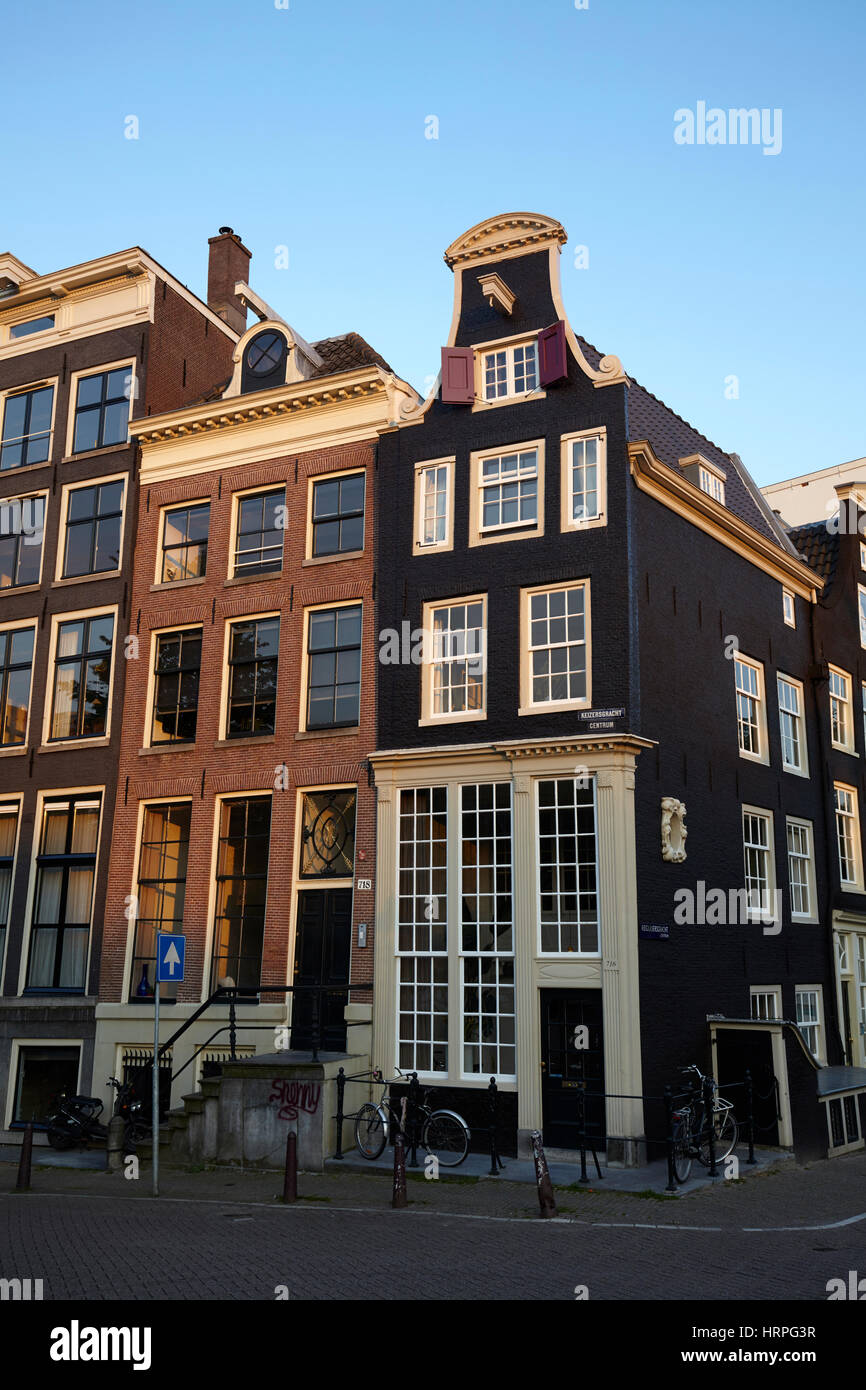 Typical architecture of Amsterdam buildings, Netherlands Stock Photo ...