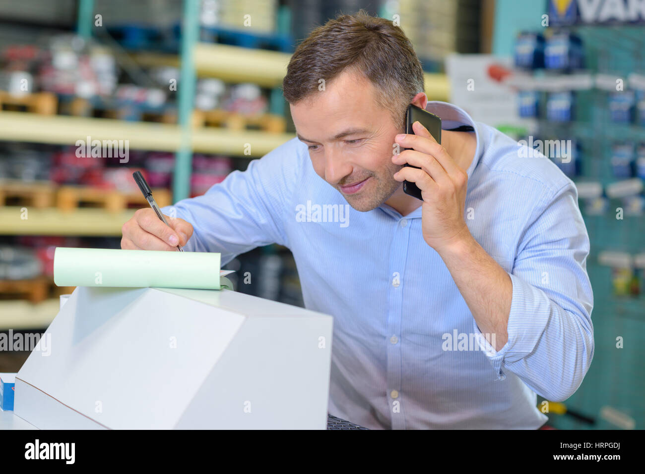 having a call Stock Photo - Alamy