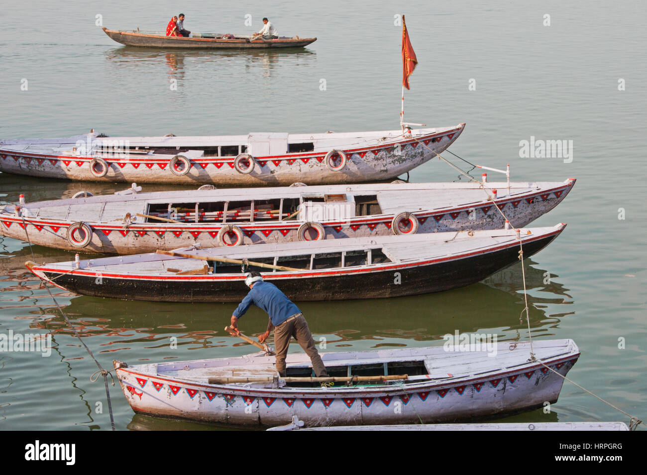 Boatman small fleet tourist boats hi-res stock photography and images ...