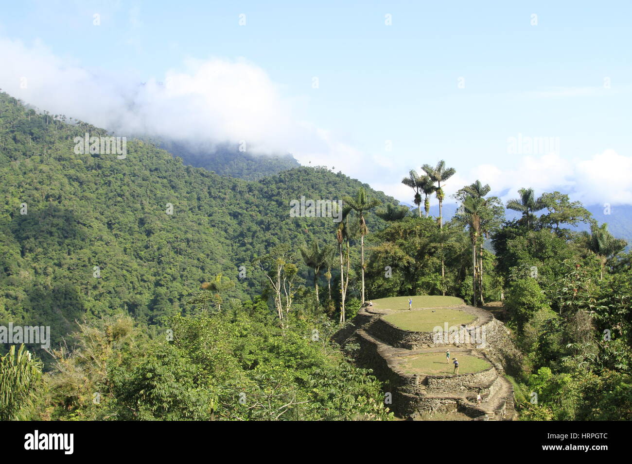 Overlooking Ciudad Perdida, Colombia Stock Photo - Alamy