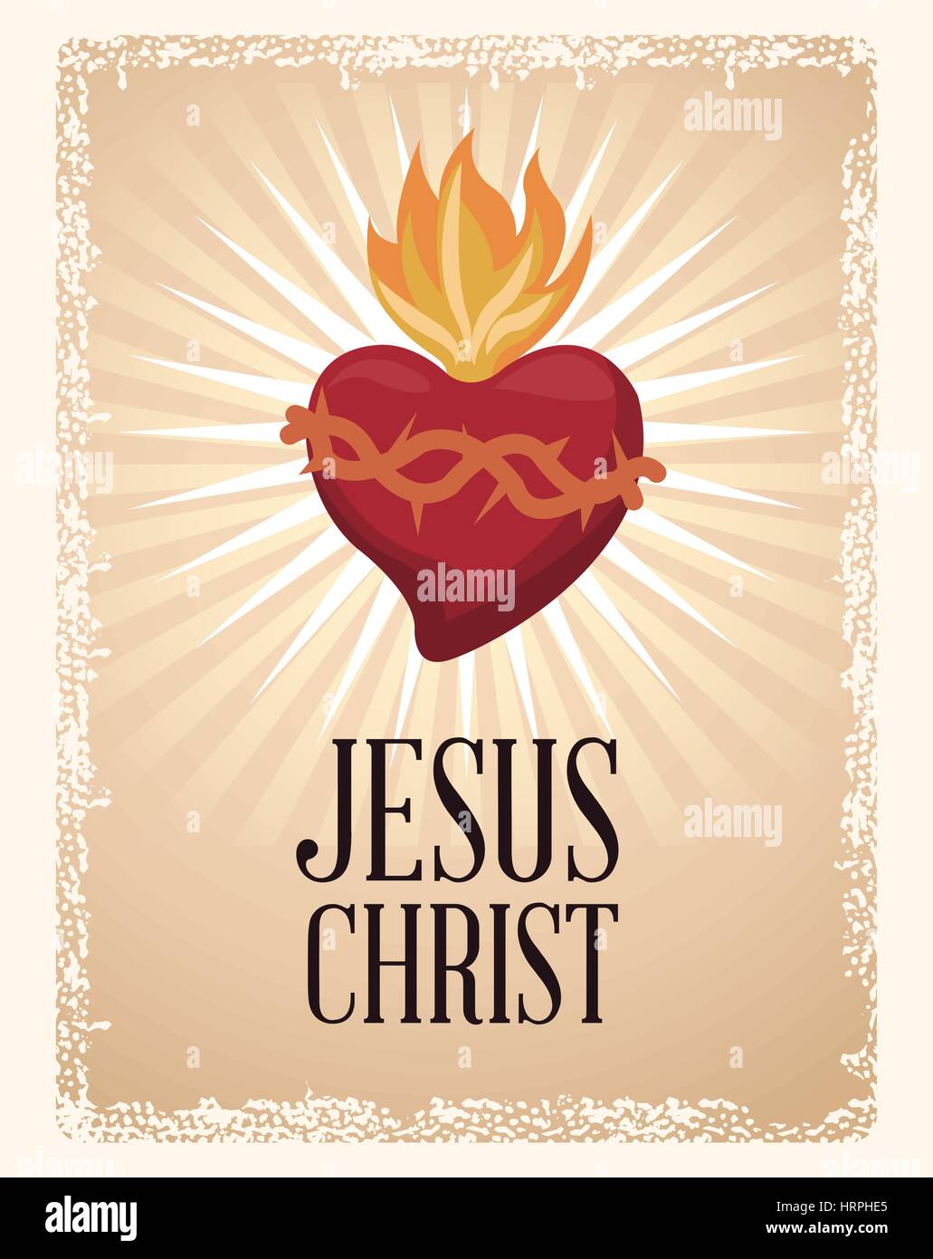sacred heart blessed spirit Stock Vector Image & Art - Alamy