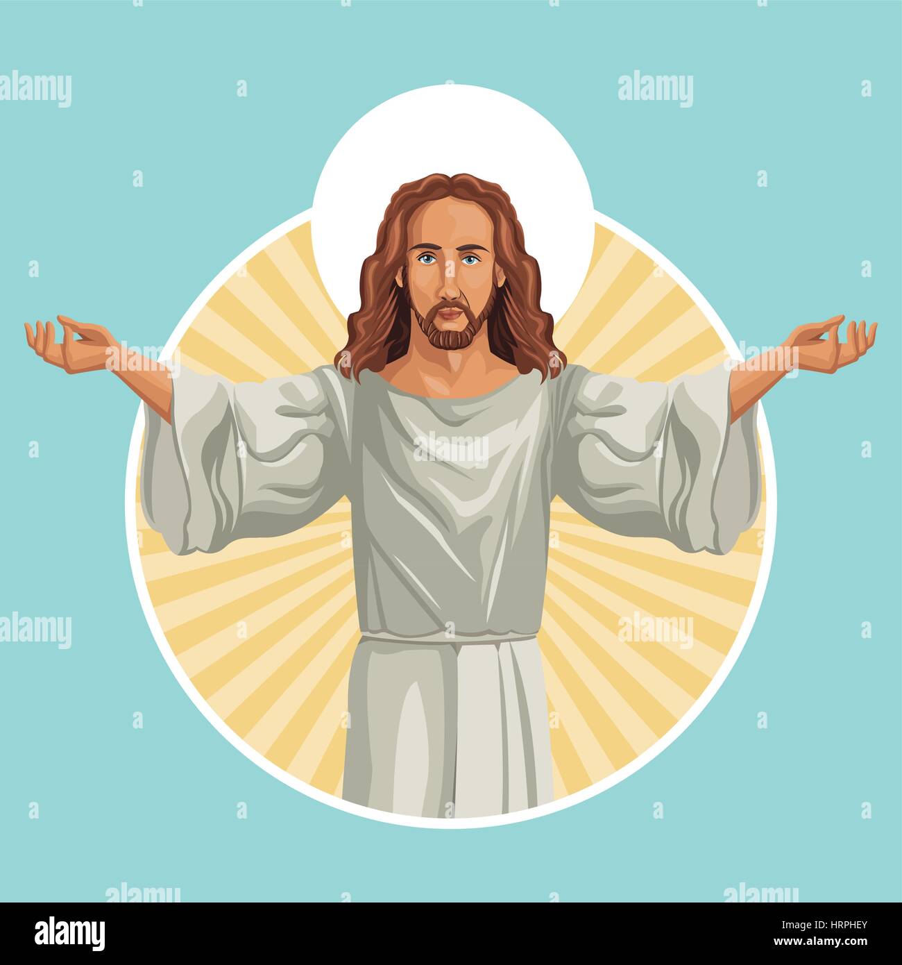 jesus christ religious stamp Stock Vector Image & Art - Alamy