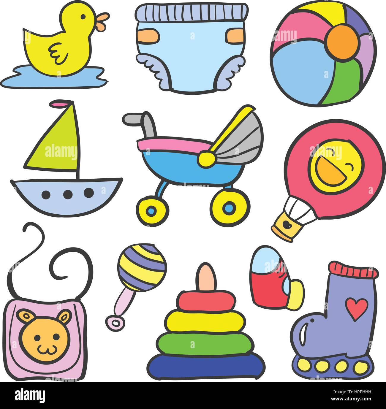 Baby doodles hi-res stock photography and images - Alamy