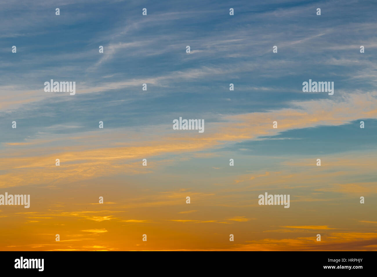Orange cloudy sky hi-res stock photography and images - Alamy