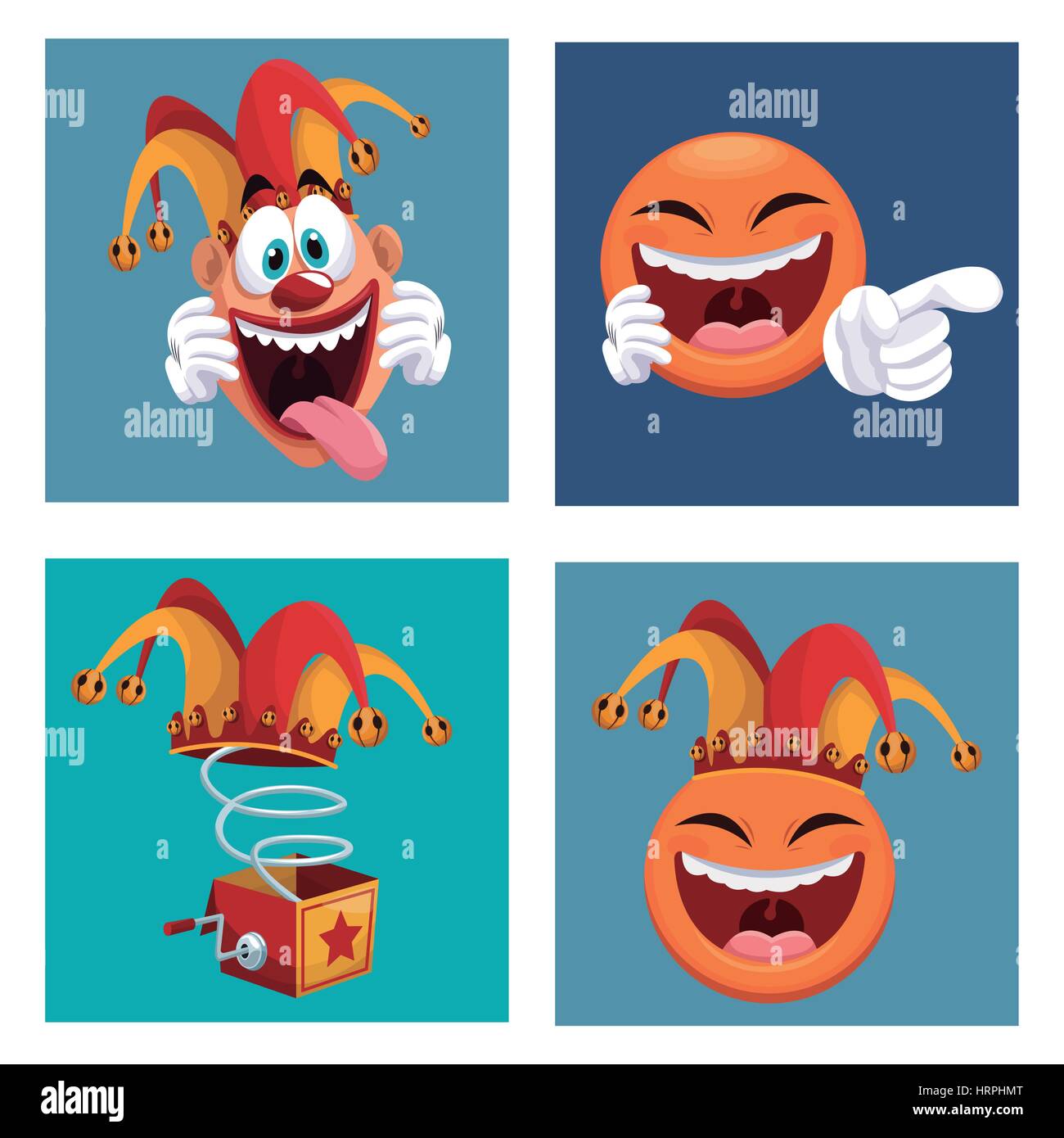 set april fools day icons Stock Vector Image & Art - Alamy