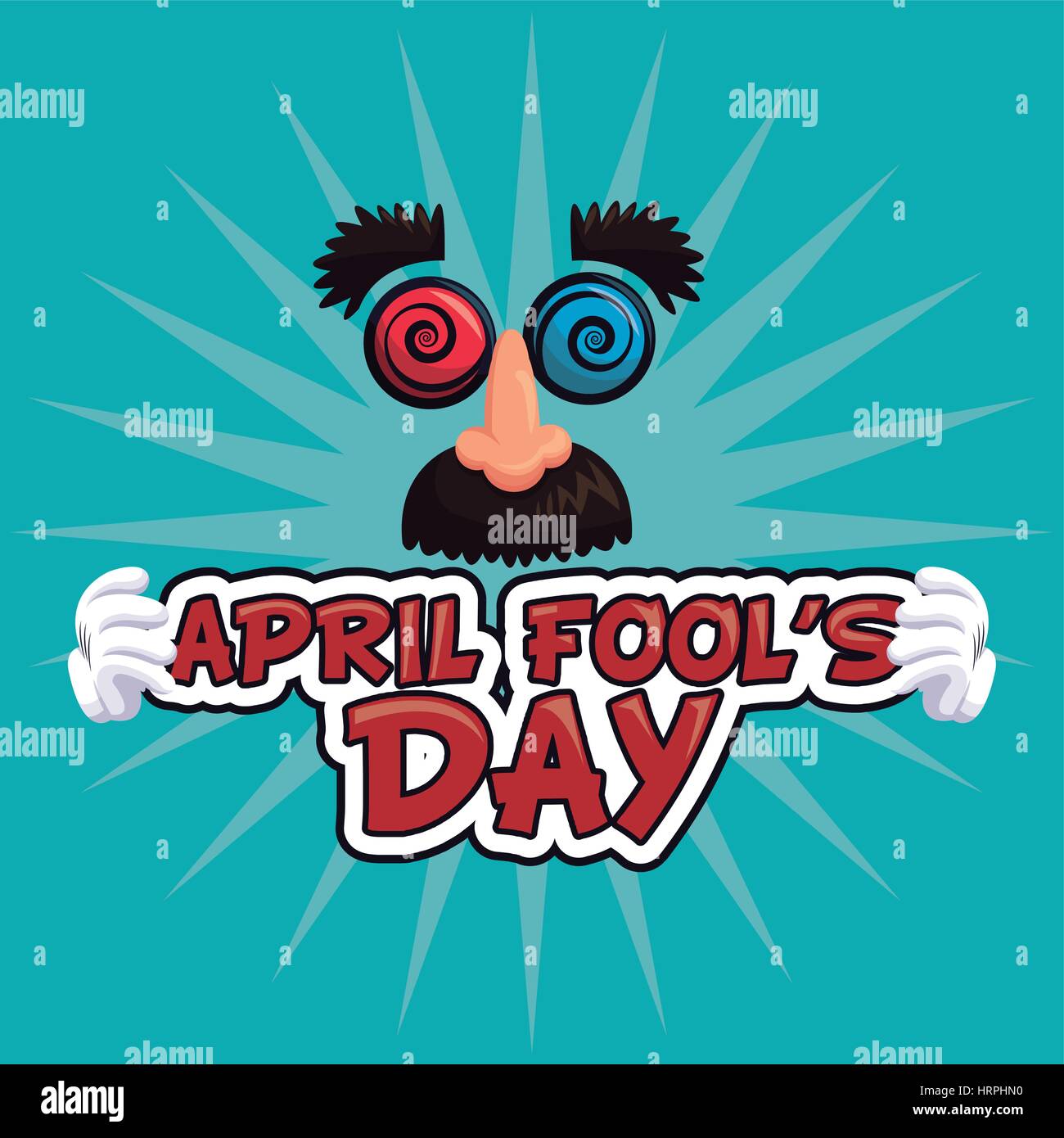 Cartoon april fool mask comic hi-res stock photography and images - Alamy