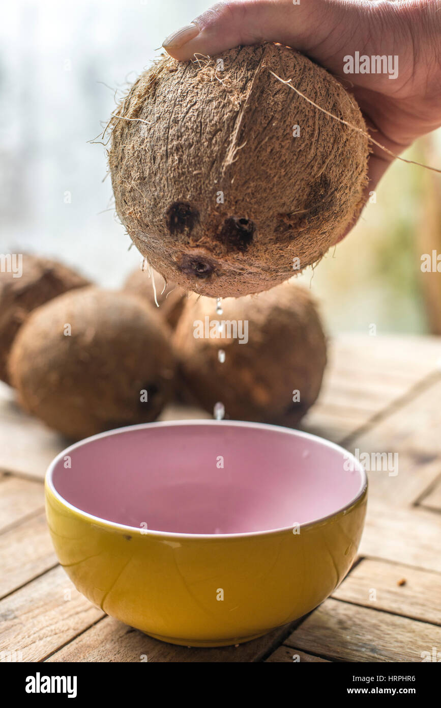 Coconut drop hi-res stock photography and images - Alamy