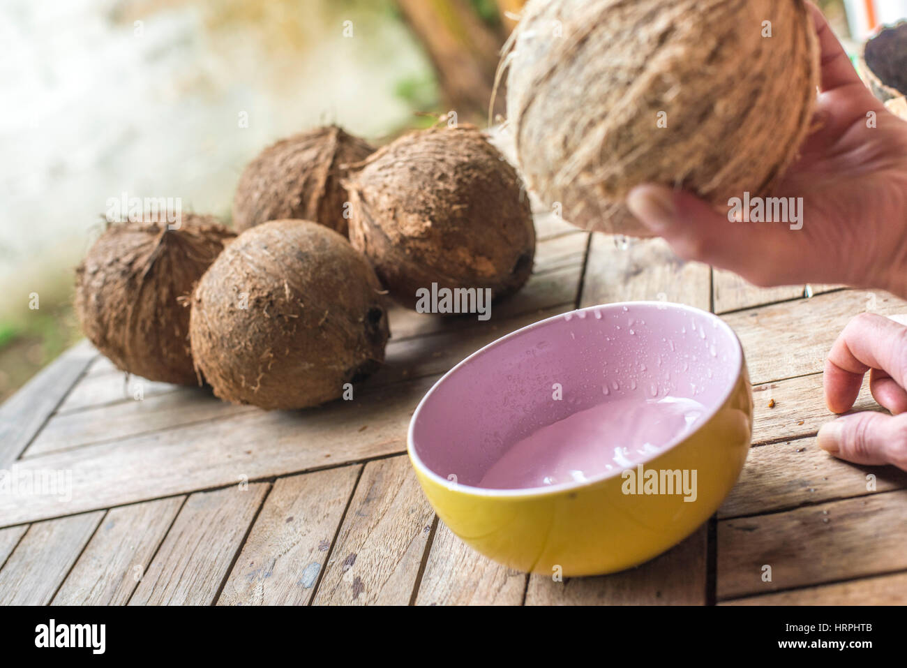 Coconut drop hi-res stock photography and images - Alamy