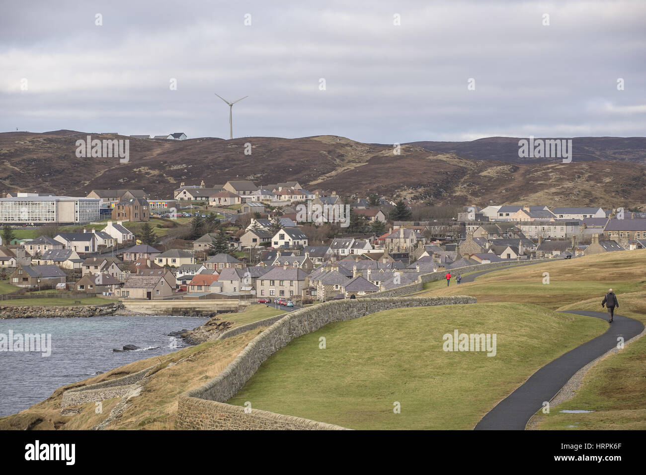 Images of Lerwick, Scotland. Lerwick is the main port of the Shetland ...