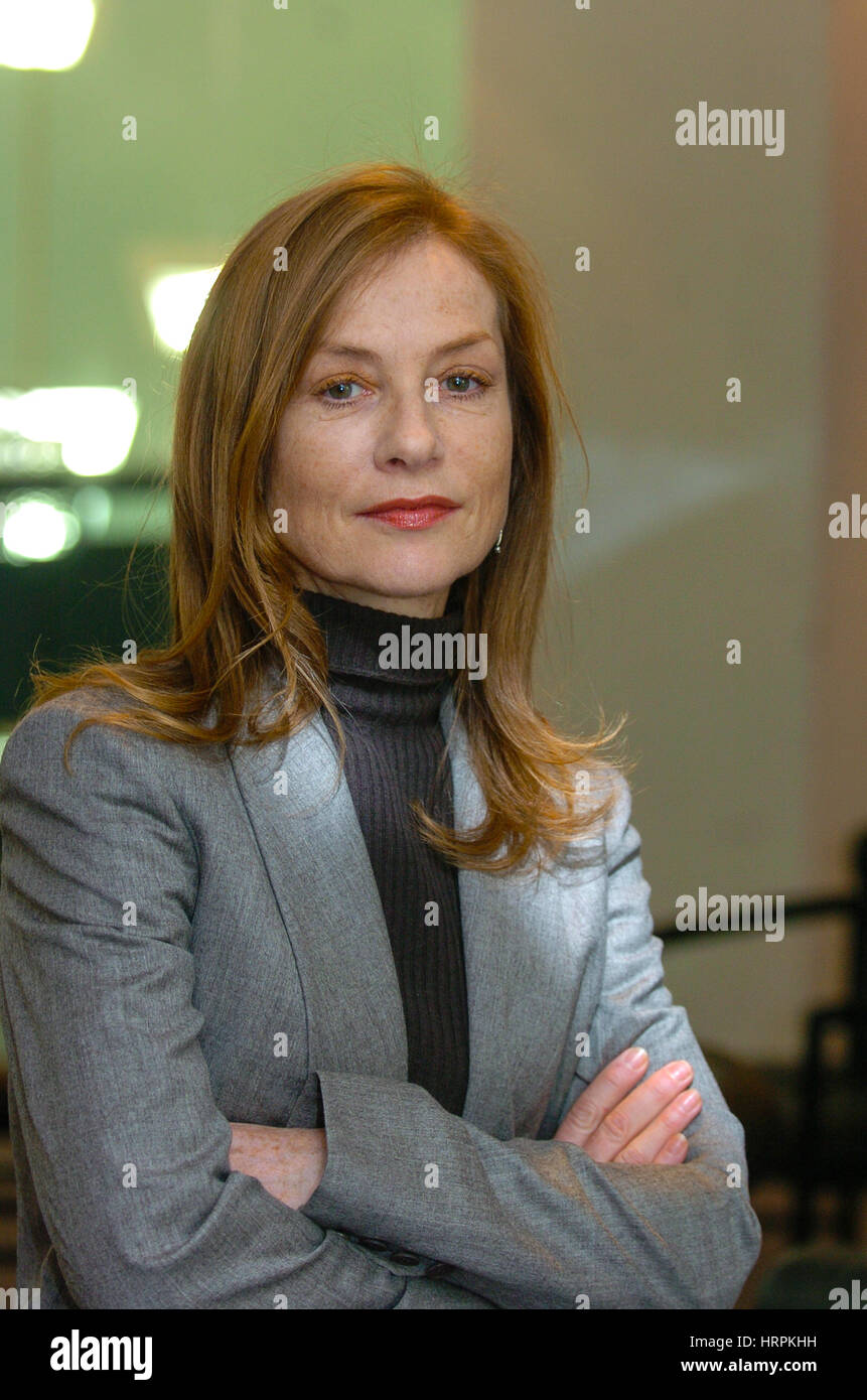 Luxembourg 01.12.2005, French actress Isabelle Huppert poses for the ...