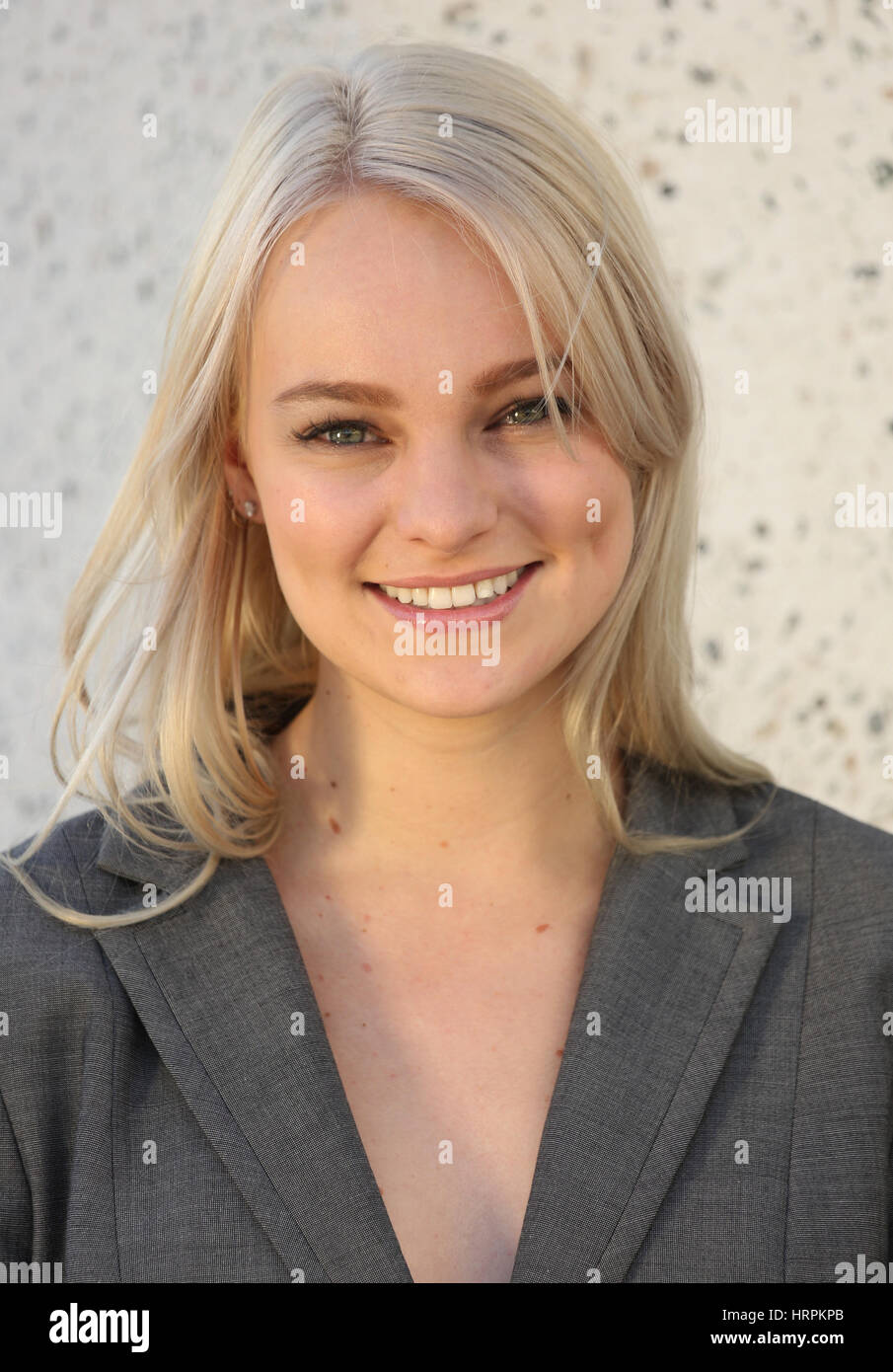 Mia Sewell poses during a photoshoot in Santa Monica, California ...