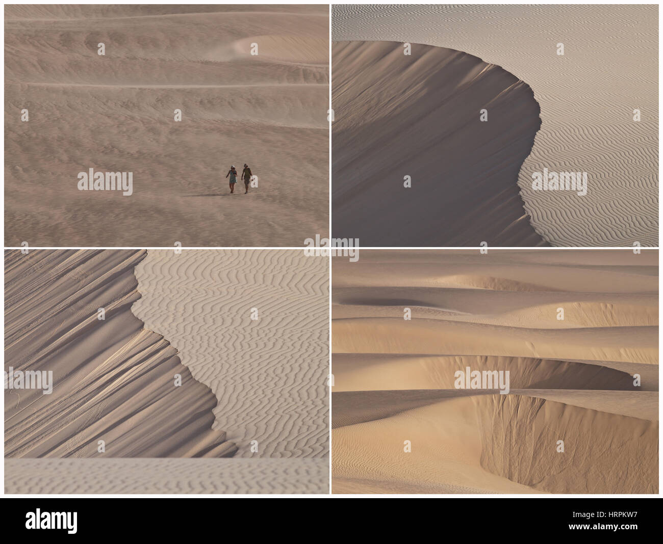 Collage of Sand Dunes Stock Photo - Alamy