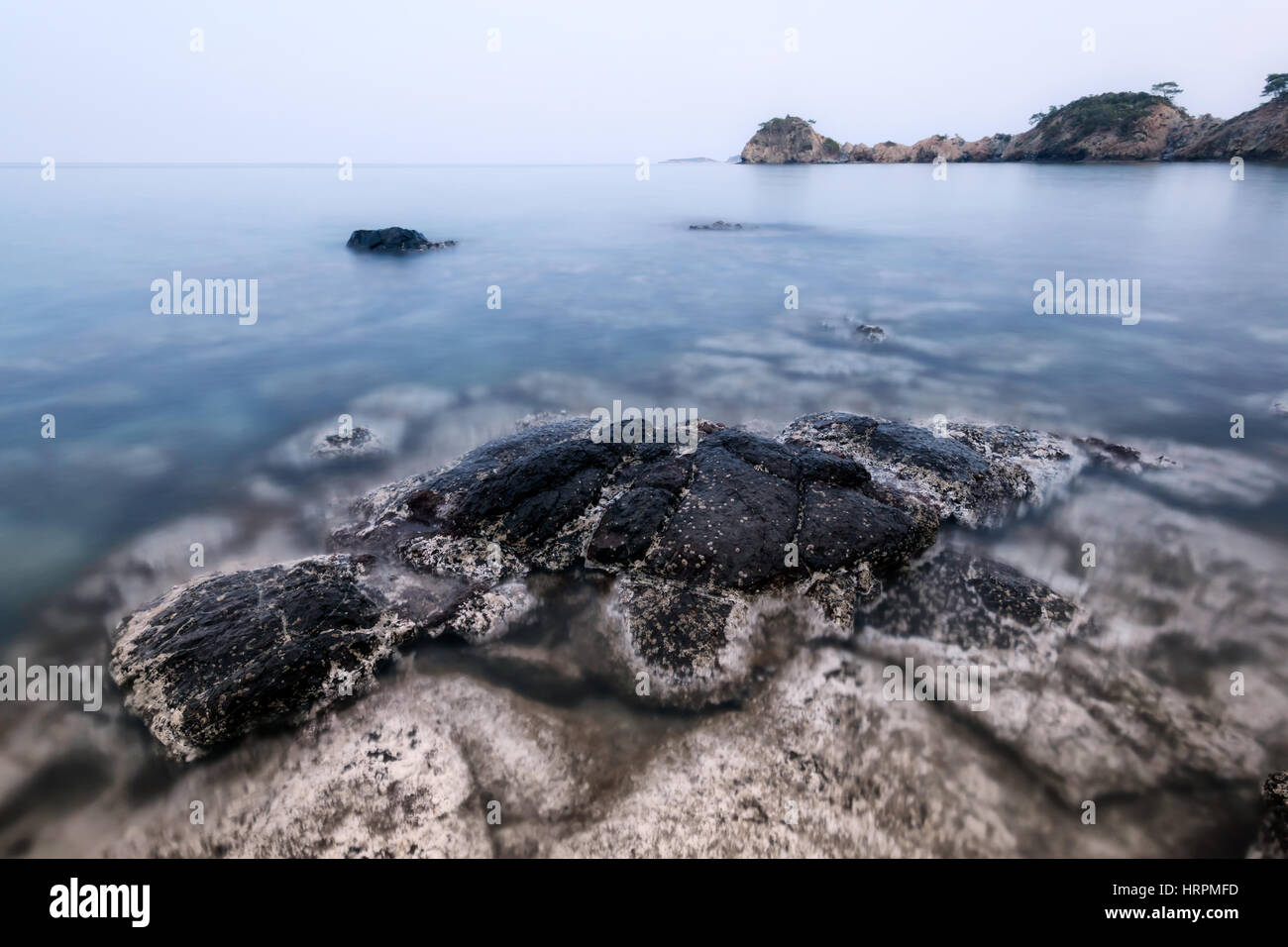 Stone beach mediterranean sea hi-res stock photography and images - Alamy