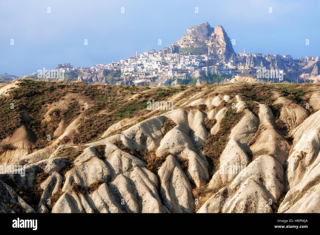 Uchisar castle in Cappadocia, Turkey Stock Photo - Alamy