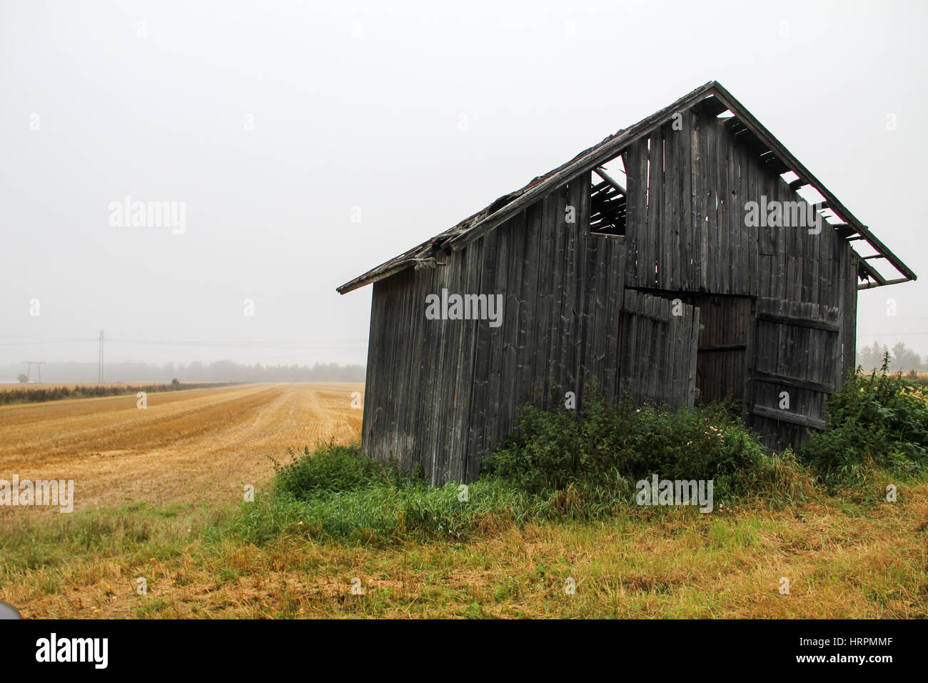 Abandoned empty shelter Stock Photo - Alamy