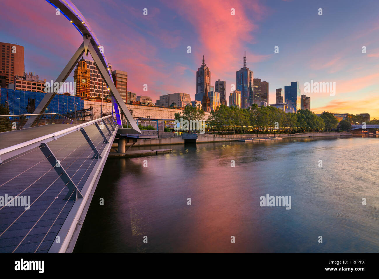 City of Melbourne. Cityscape image of Melbourne, Australia during ...