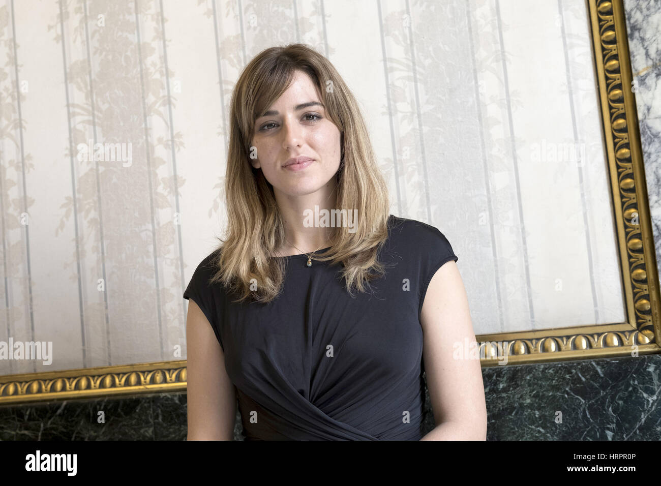 Irene Ruiz poses during a portrait session at Teatro Español in Madrid ...