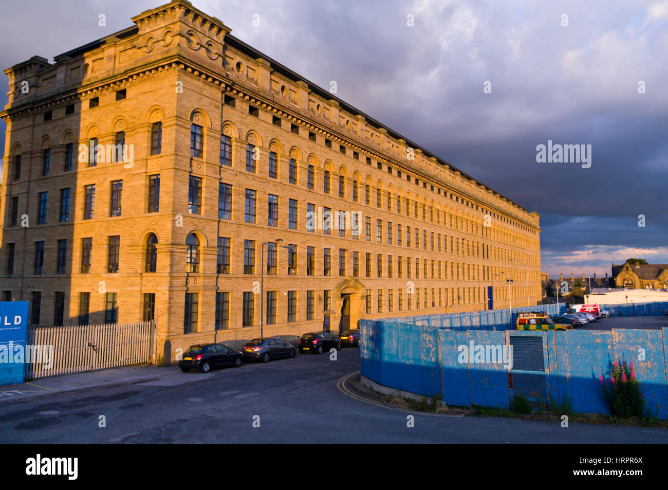 The Silk Mill wing of Lister Mill, Bradford, West Yorkshire Stock Photo ...