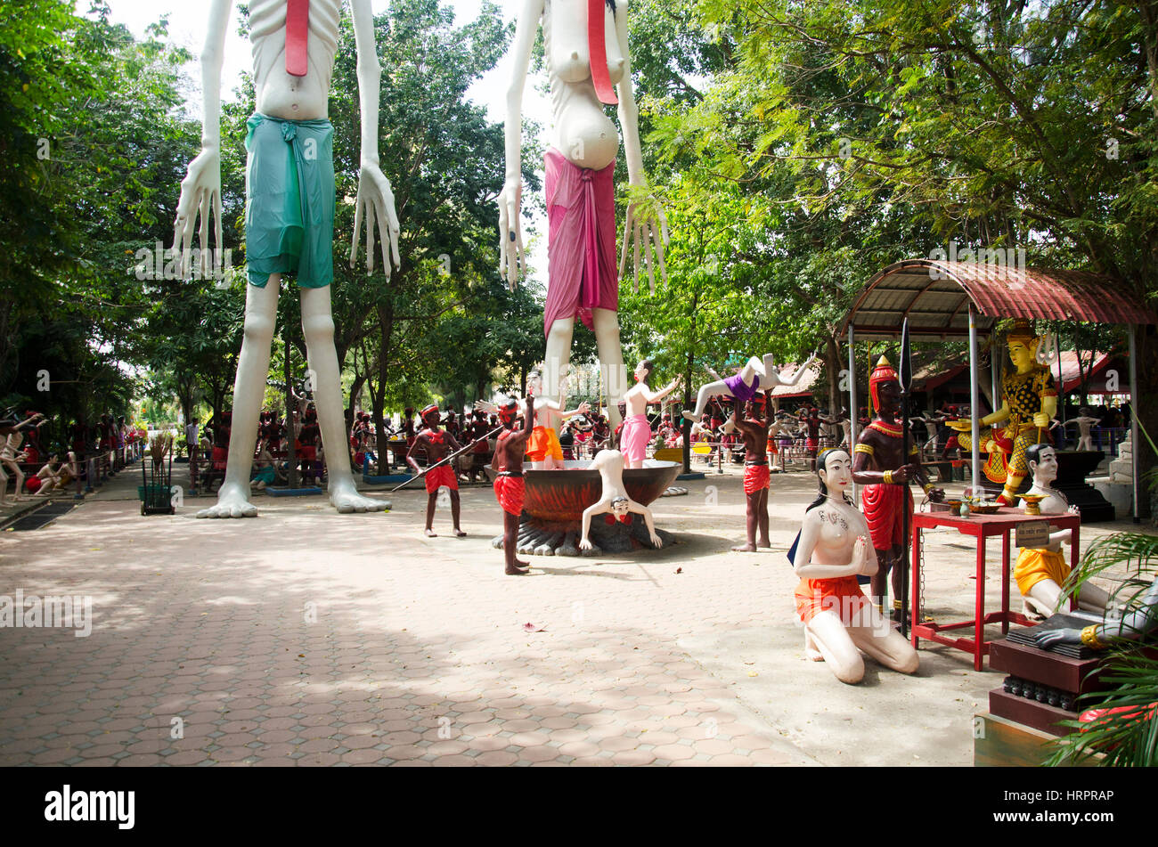 People pray and visit statues of ghost and zombie (Preta) in place of ...