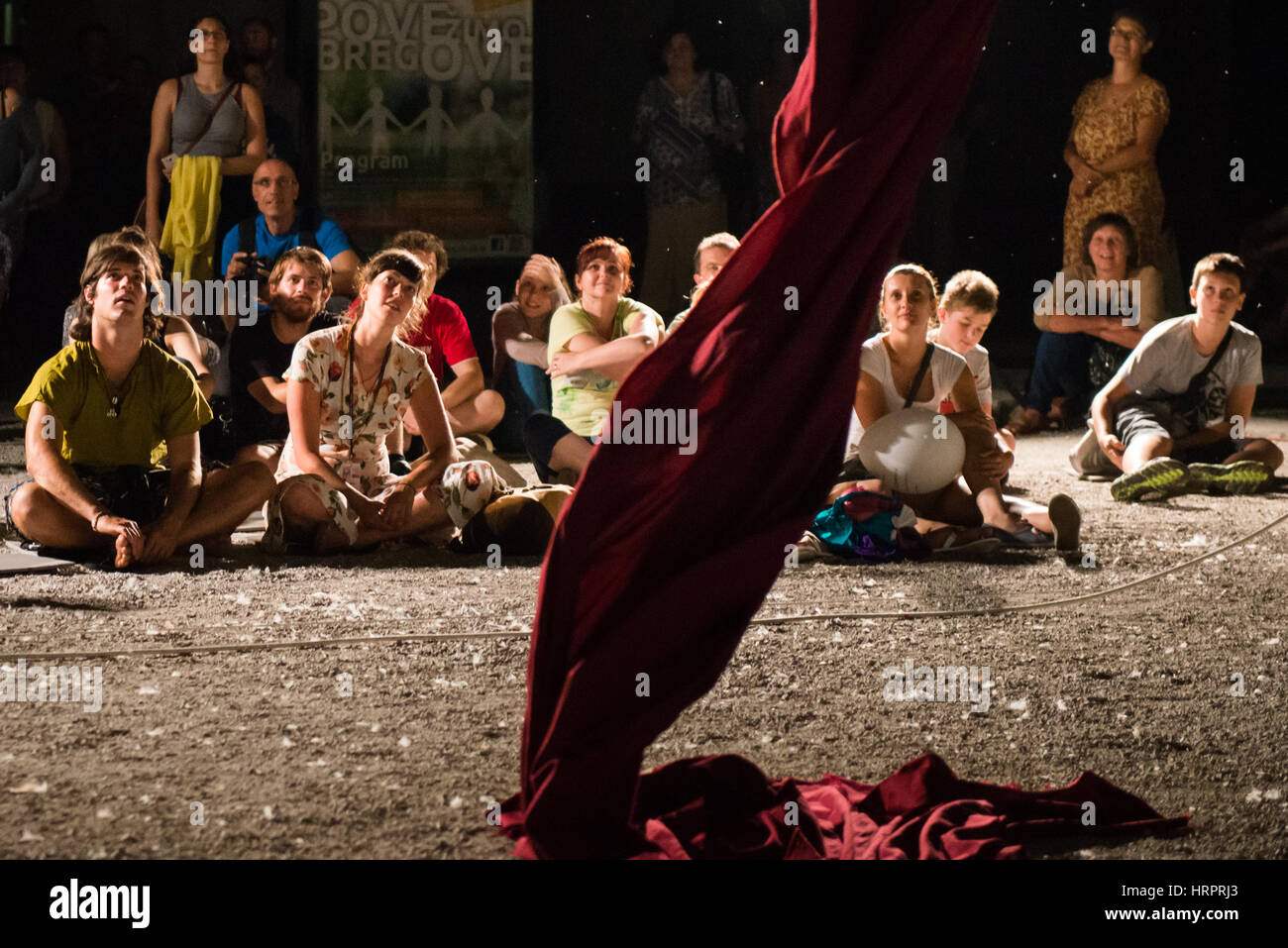 Circles, street theatre performance by Zelimel (Zeljko Hajsok and ...